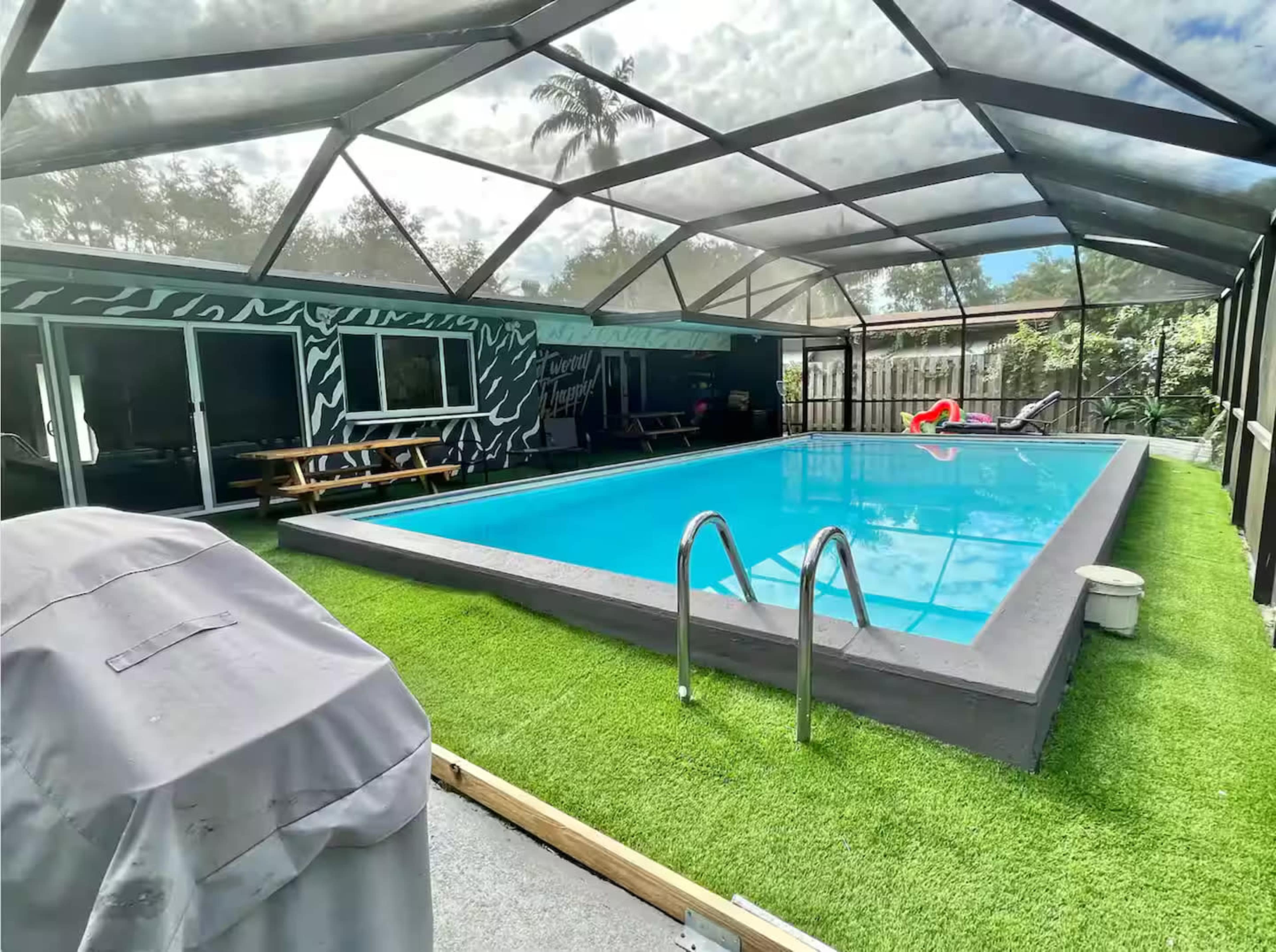 The Backyard Vibe | Luxury Oasis with Basketball Court, Pool, and ...