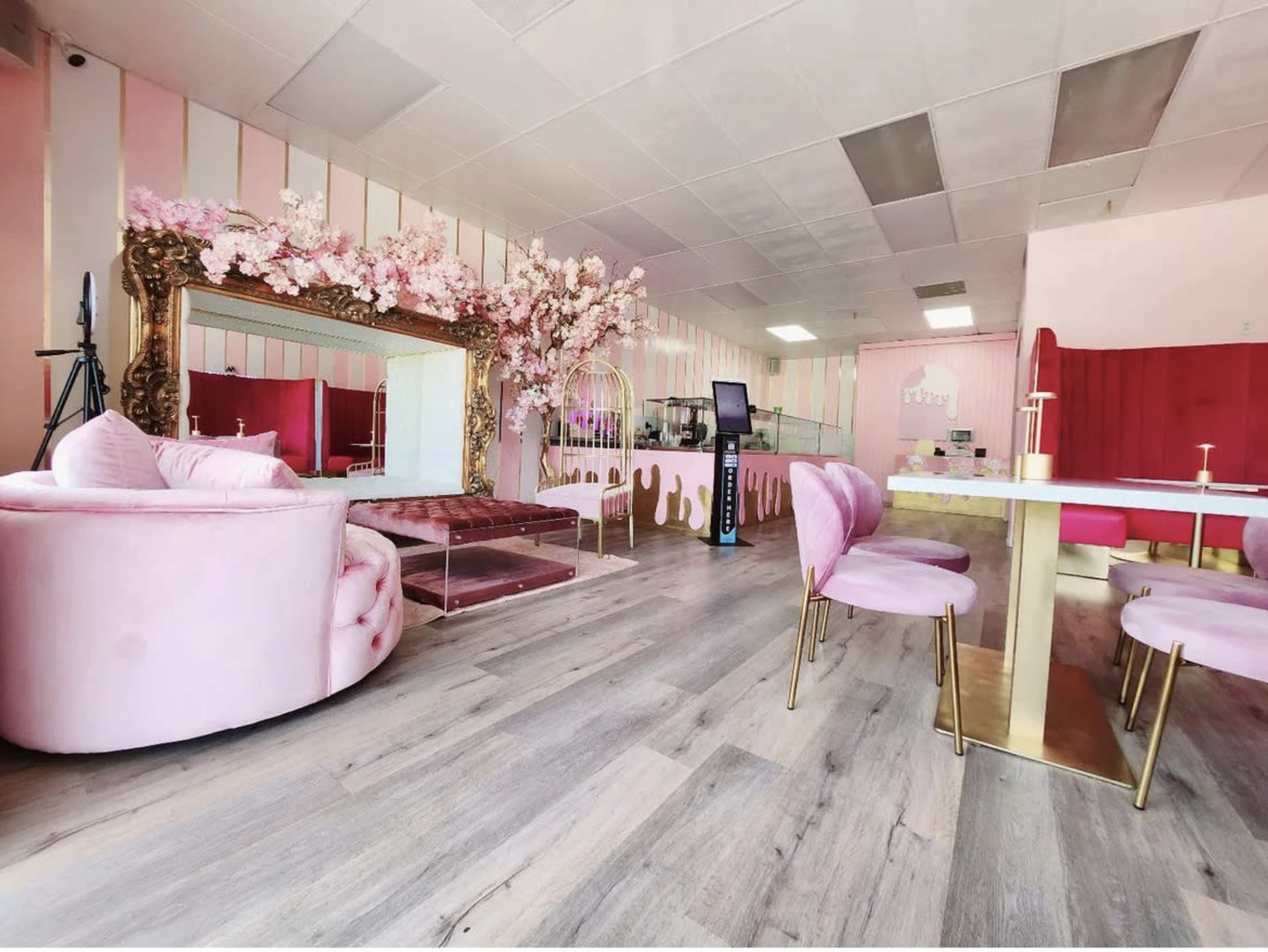 Cute Pink Stylish Cafe, orange, CA | Event | Peerspace