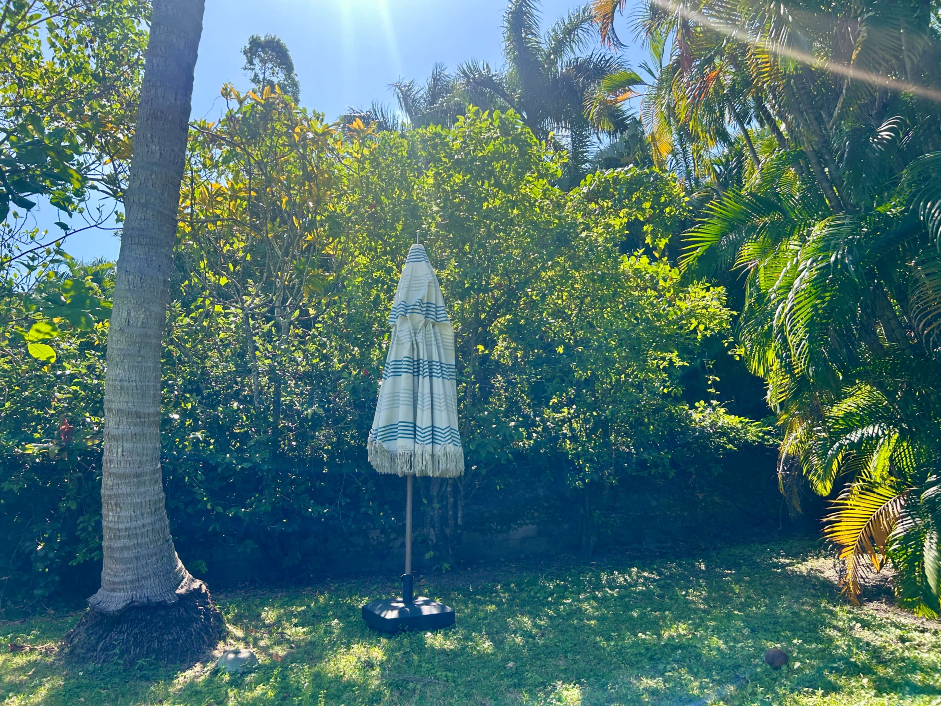 Tulum Jungle Oasis in Miami – Lush Tropical Backyard with Deck & Couch ...