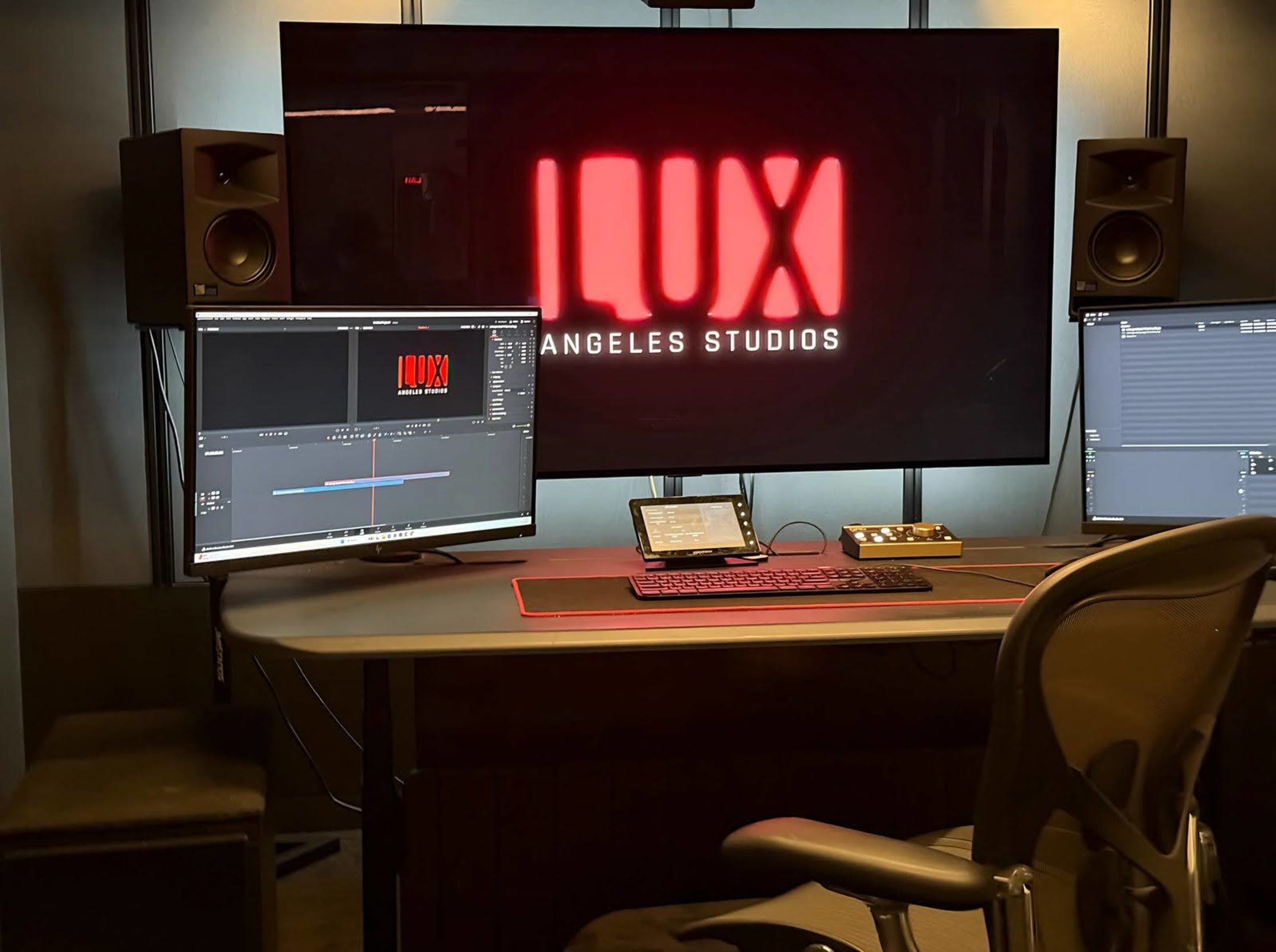 Lux Angeles Studios | Small Editing Bay in Hollywood – Dolby Atmos, 4K ...