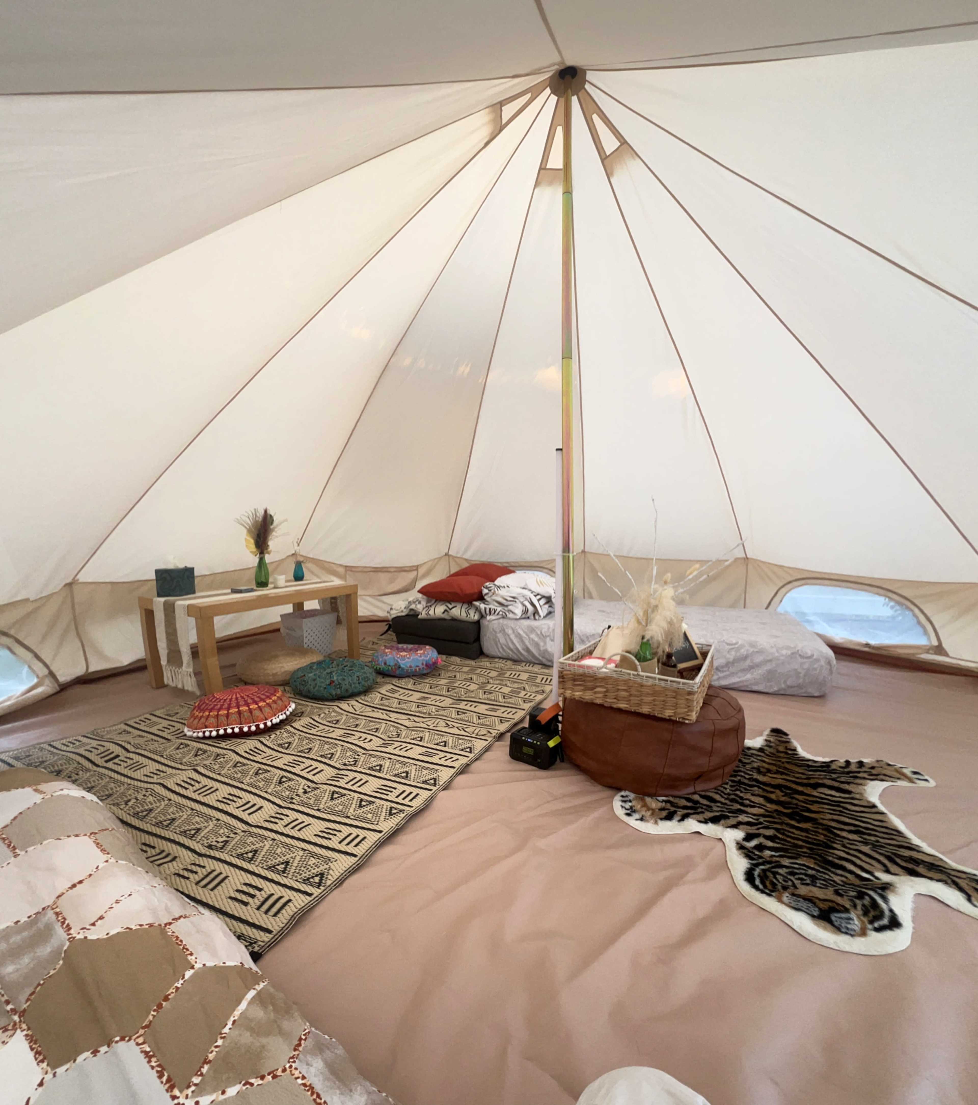 Boho yurt with zen garden views, Eastvale, CA | Event | Peerspace
