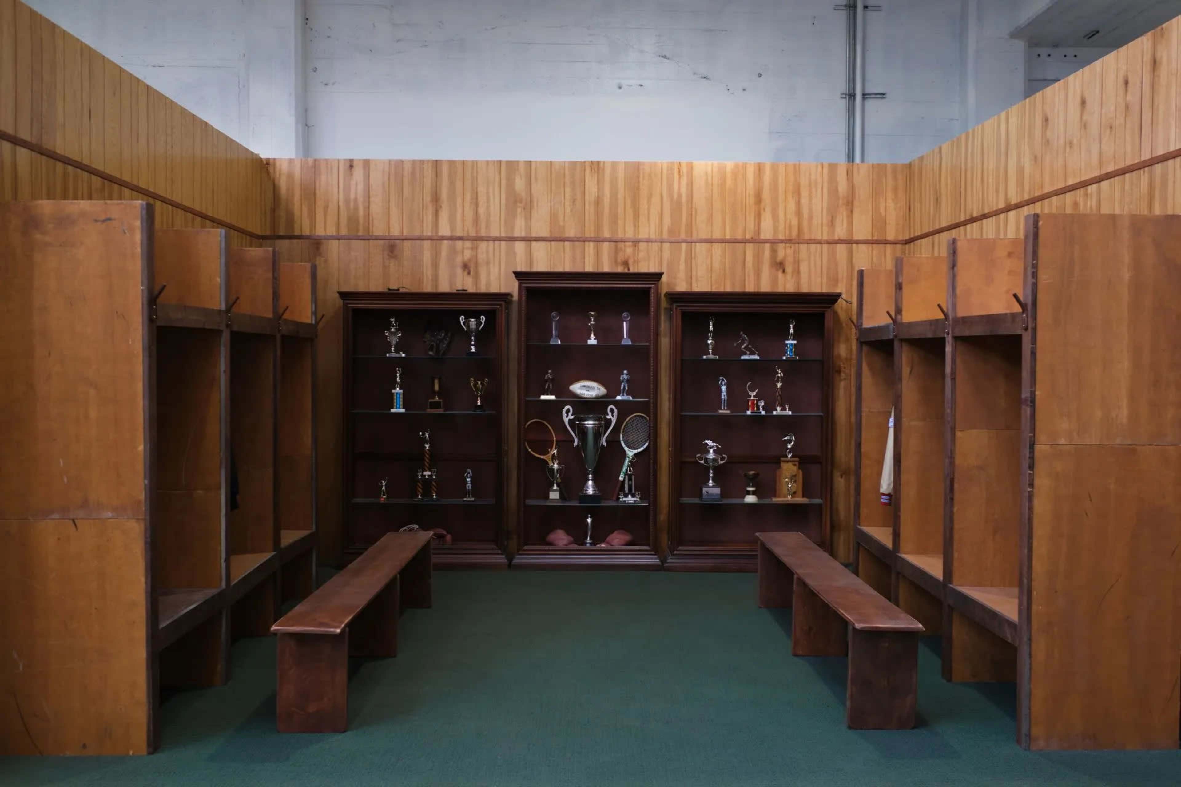 Soto Stages | Vintage Locker Room and Trophy Room Set, Huntington Pk ...