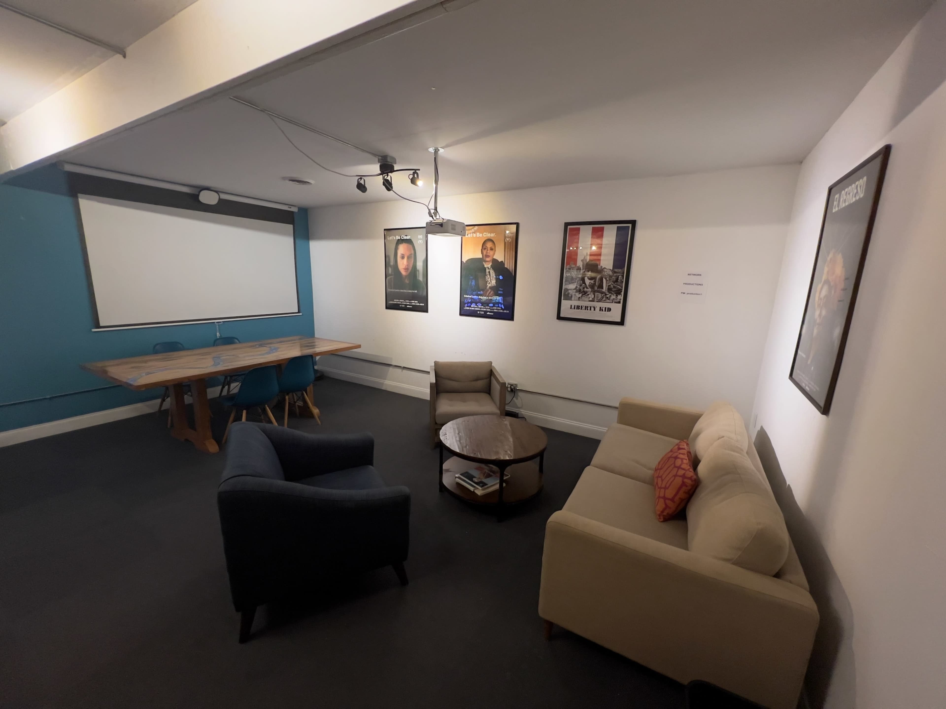 Resonant Studios | Meeting / Screening Room w/ 75" Touch Screen Monitor ...