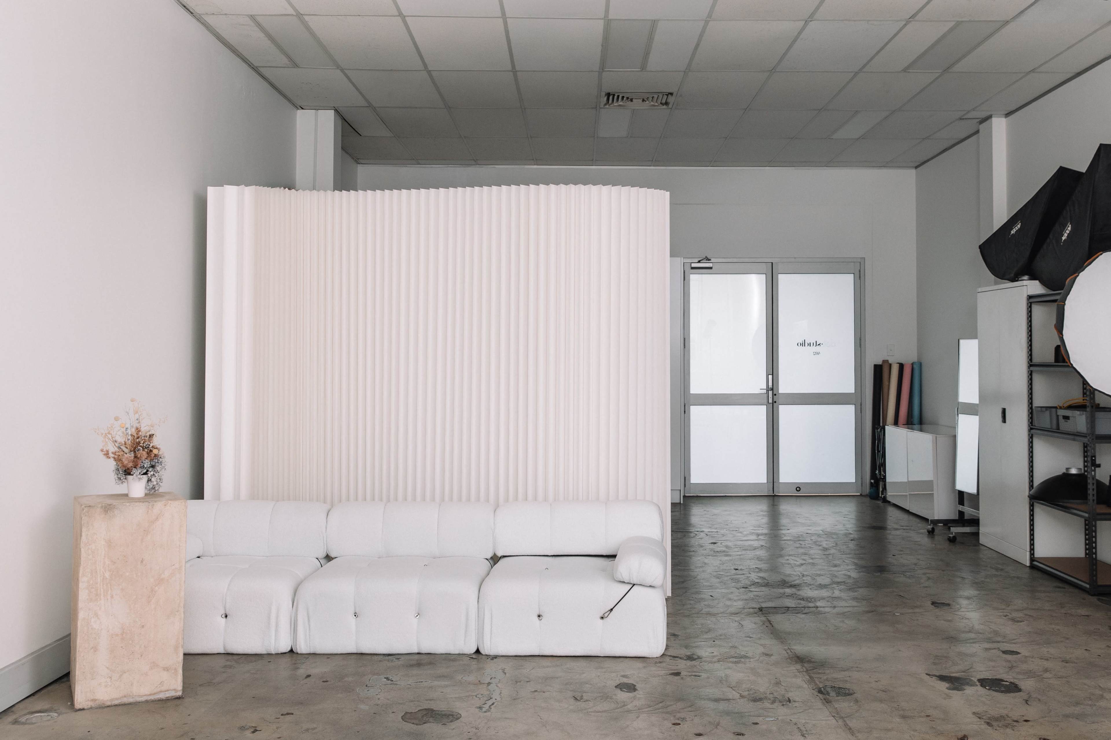 Natural light photography studio with lighting equipment, Rosebery ...