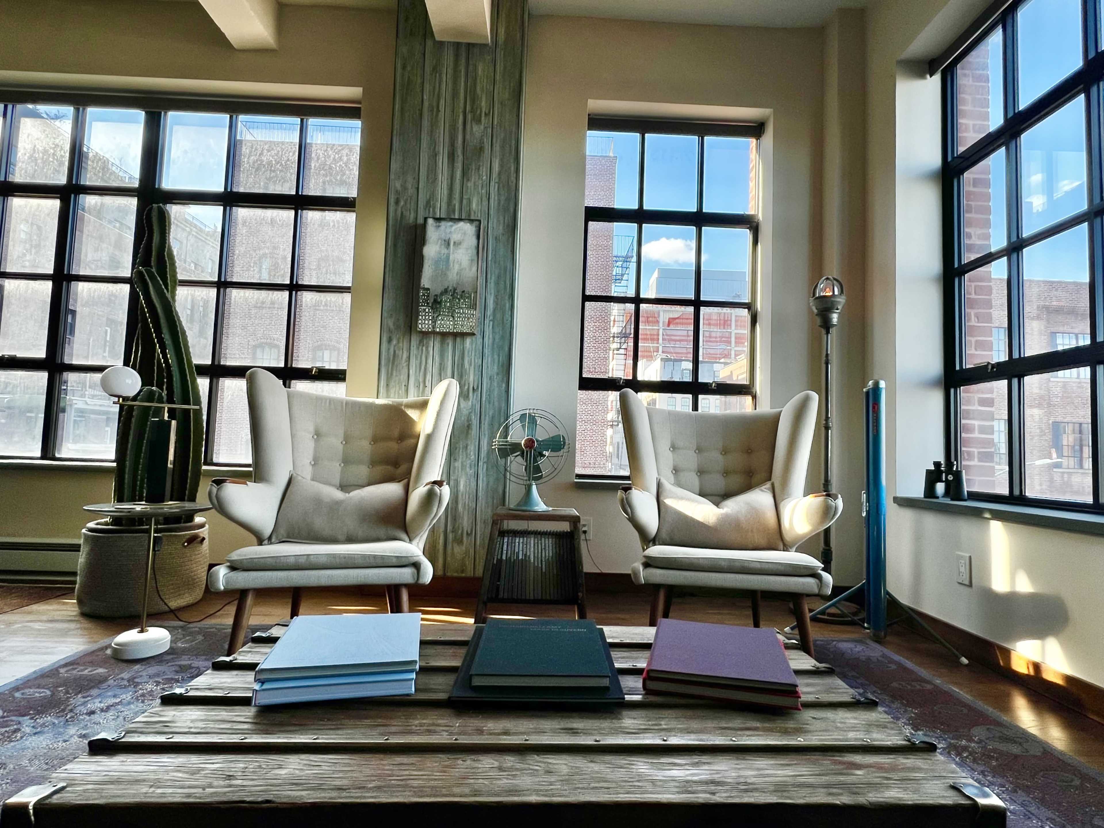 DUMBO Corner Loft, Historic Factory Building, Multiple Vignettes, Large ...