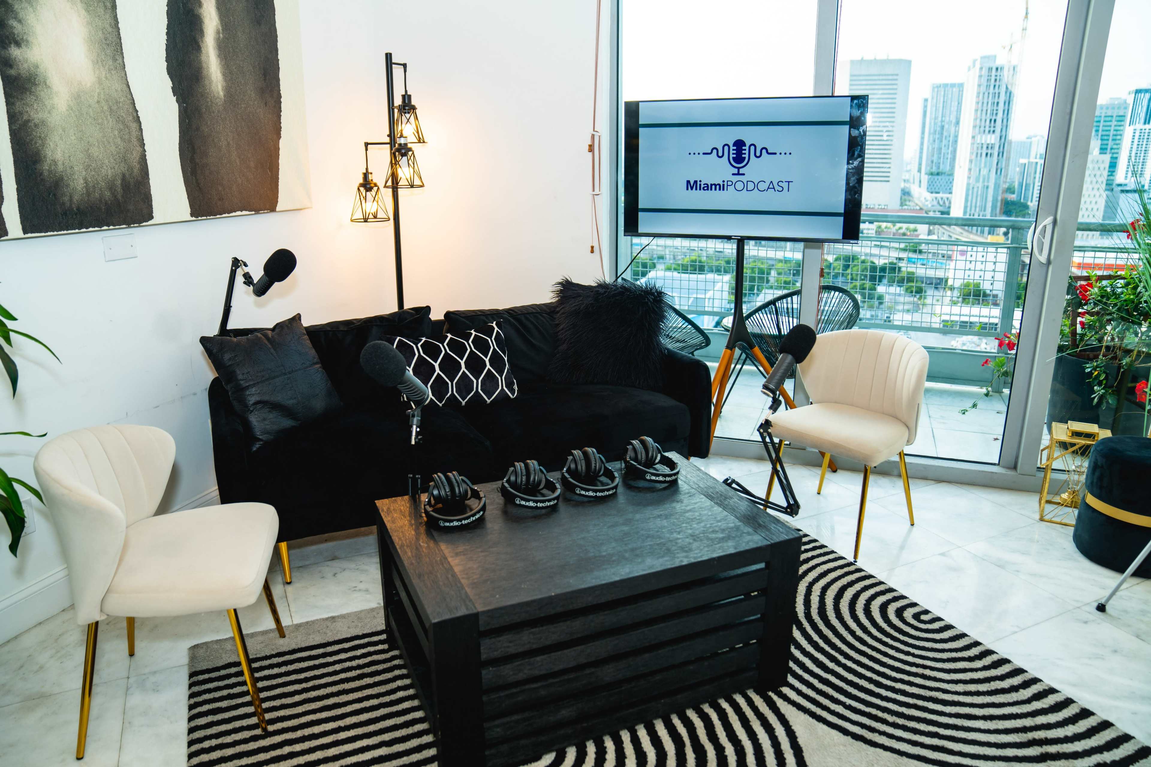 All visual and sound equipment provided|8 Podcast SetUp Options|Live ...