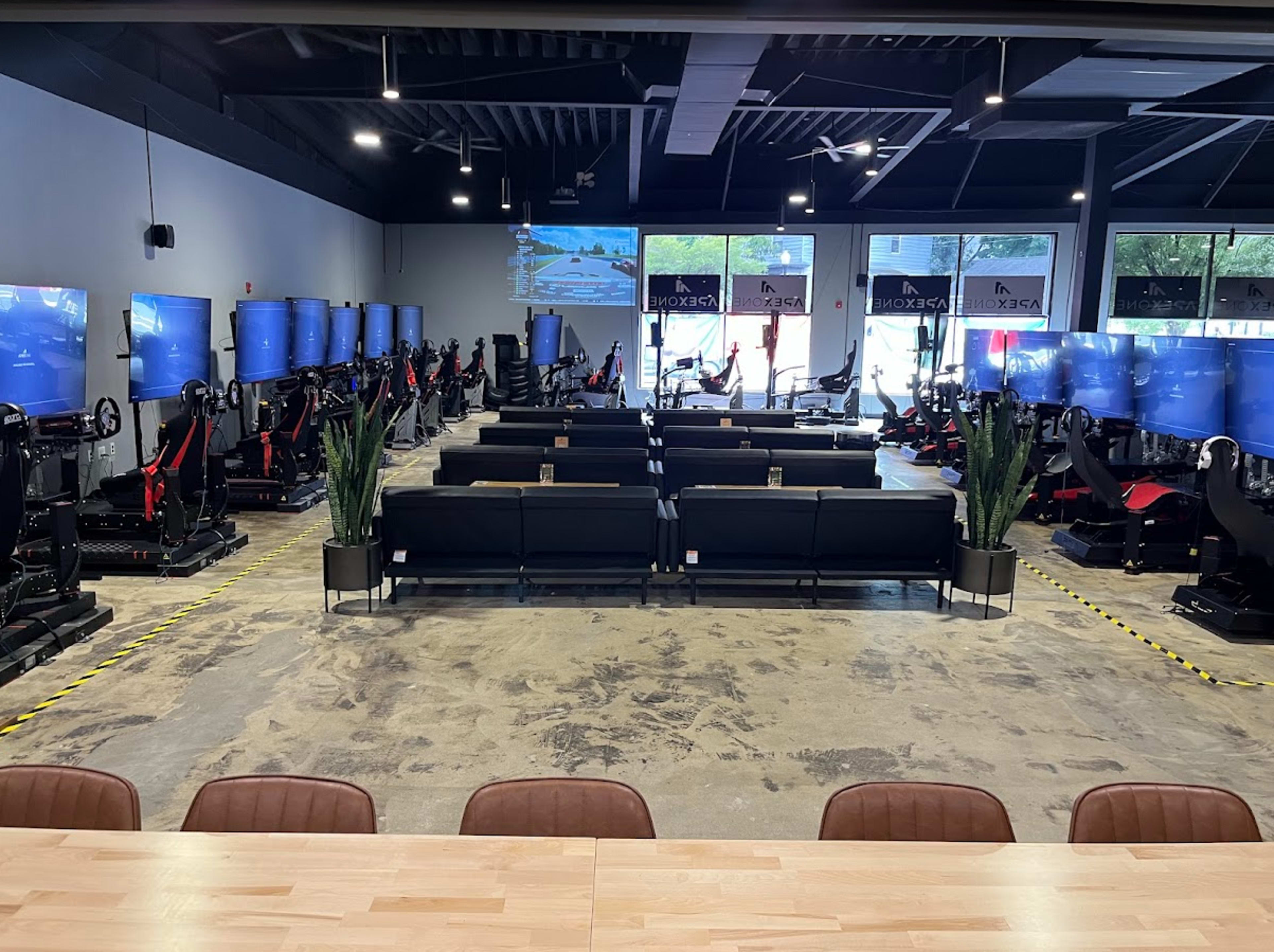 Apex One Westfield | Downtown Sim Racing Center with Industrial Modern ...