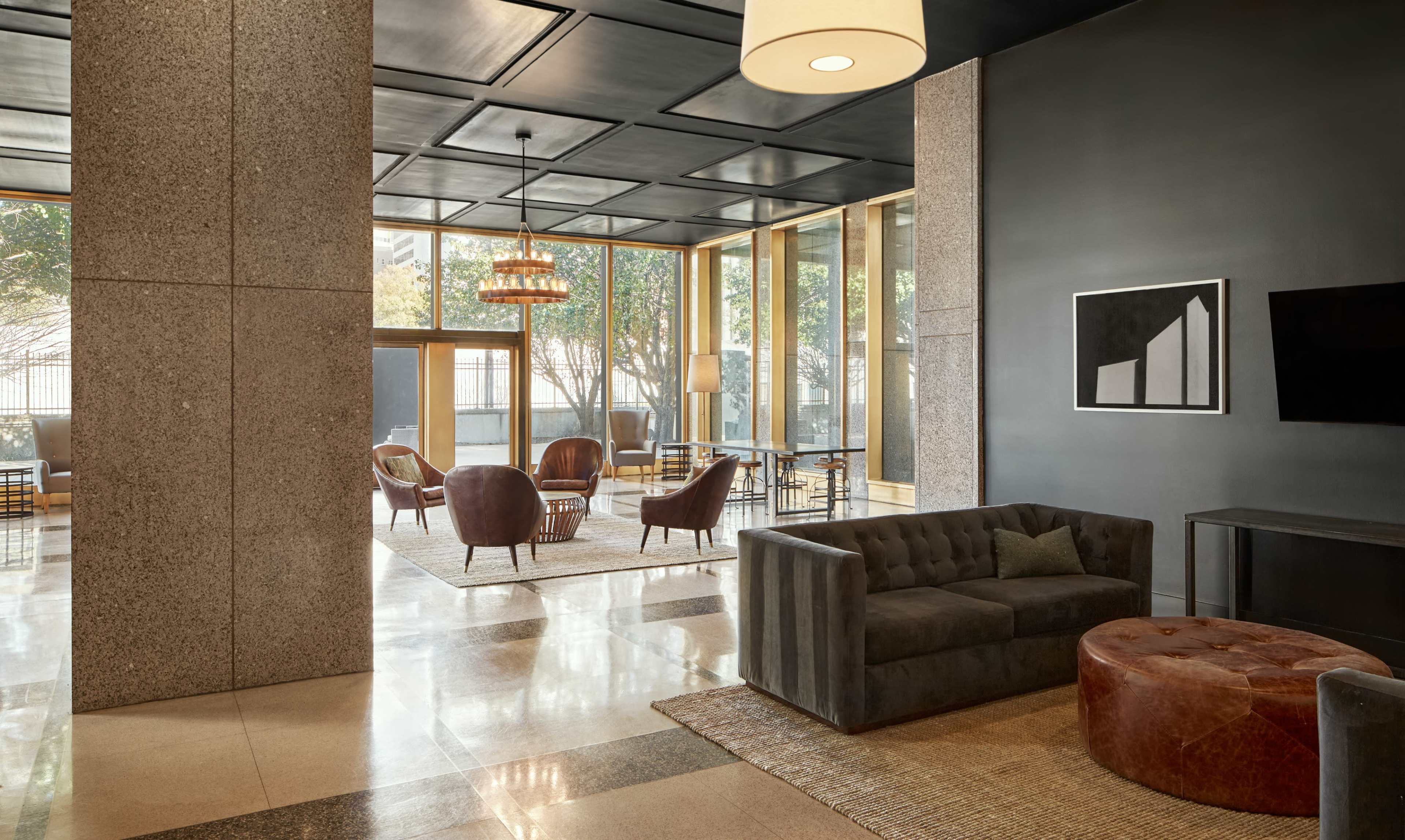 Indoor / Outdoor Event Space with Lounge, Fireplace, and Courtyard ...