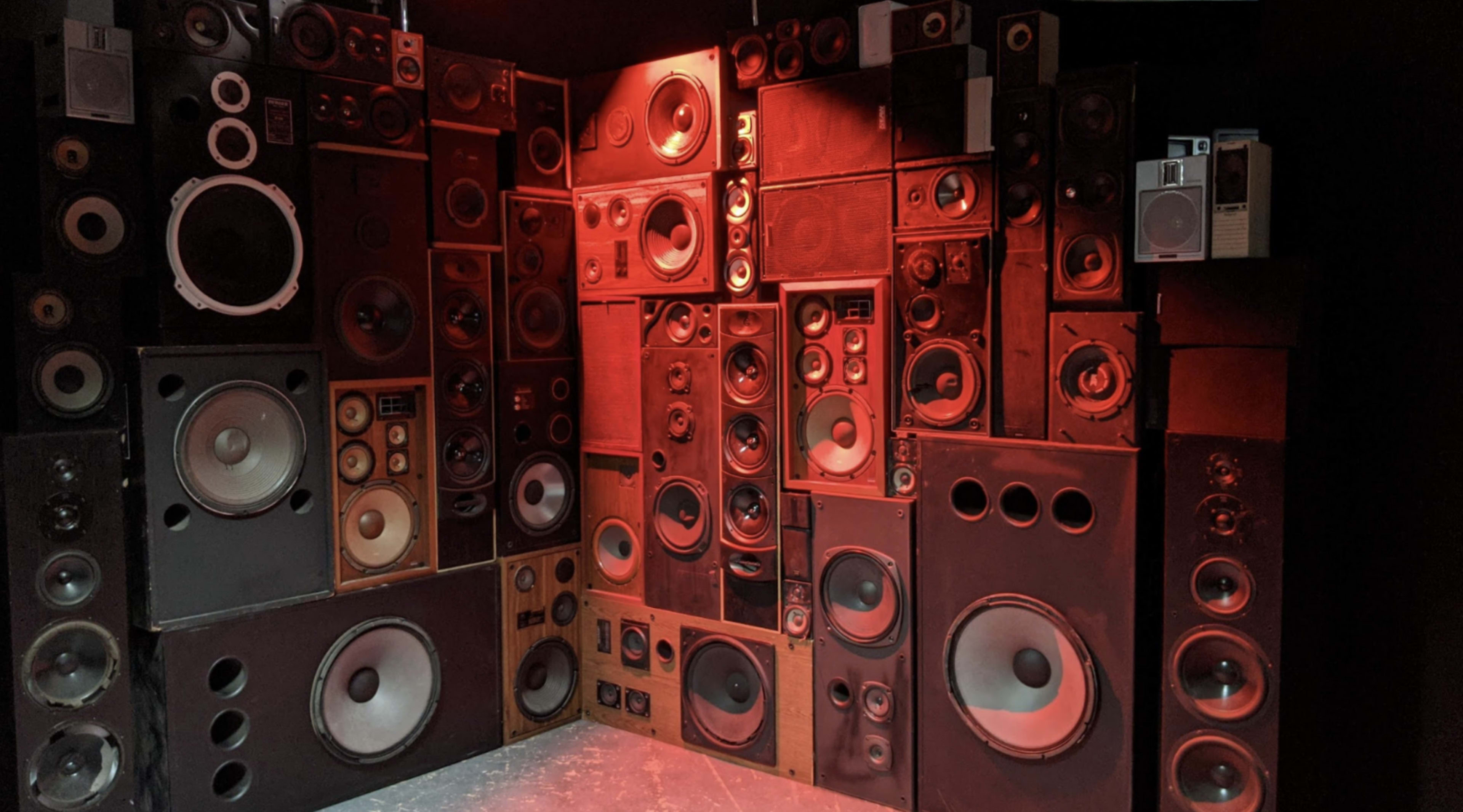 Vintage Retro Speaker Wall, Los Angeles, CA | Production | Peerspace