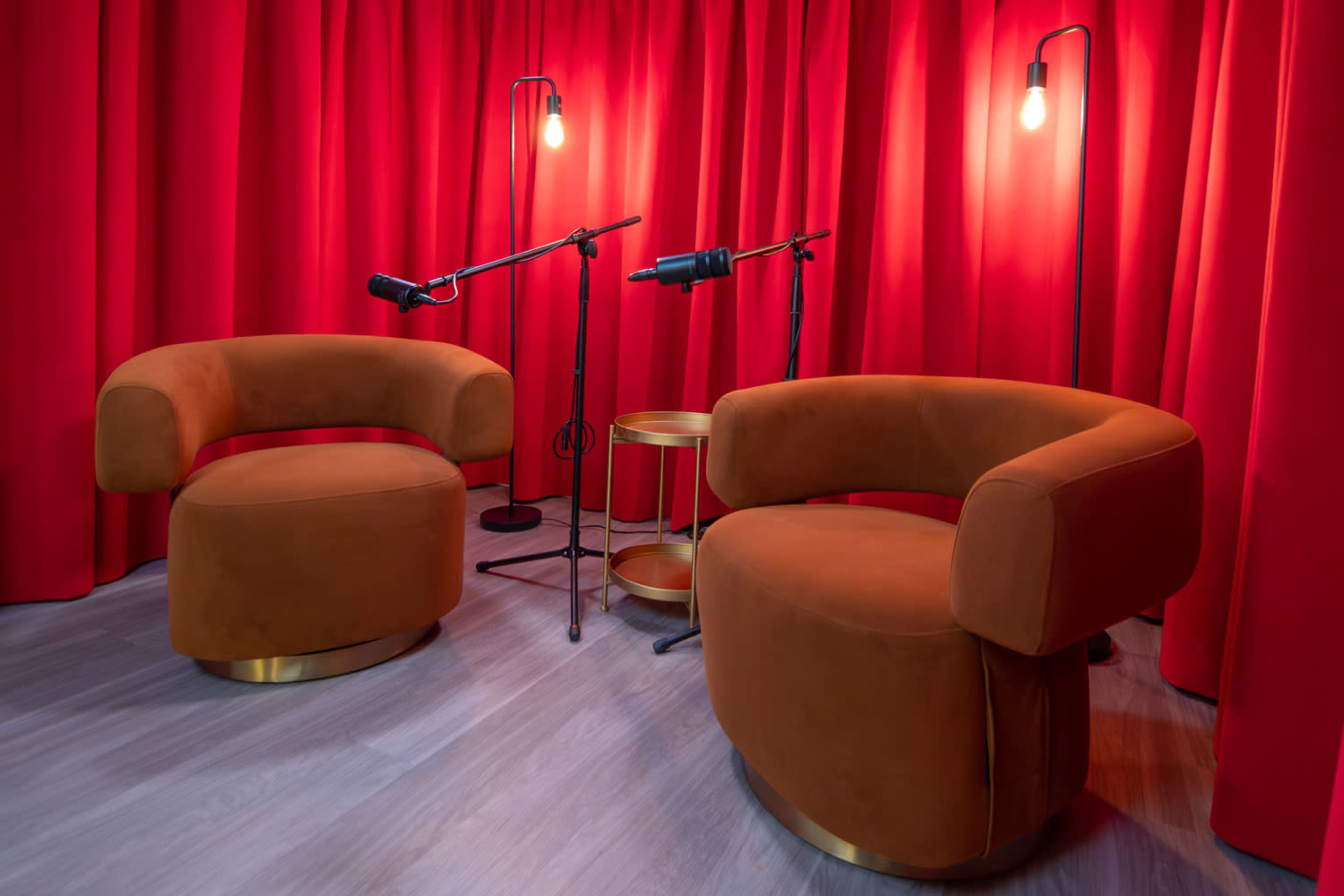 Red Podcast Set, Los Angeles, CA | Production | Peerspace