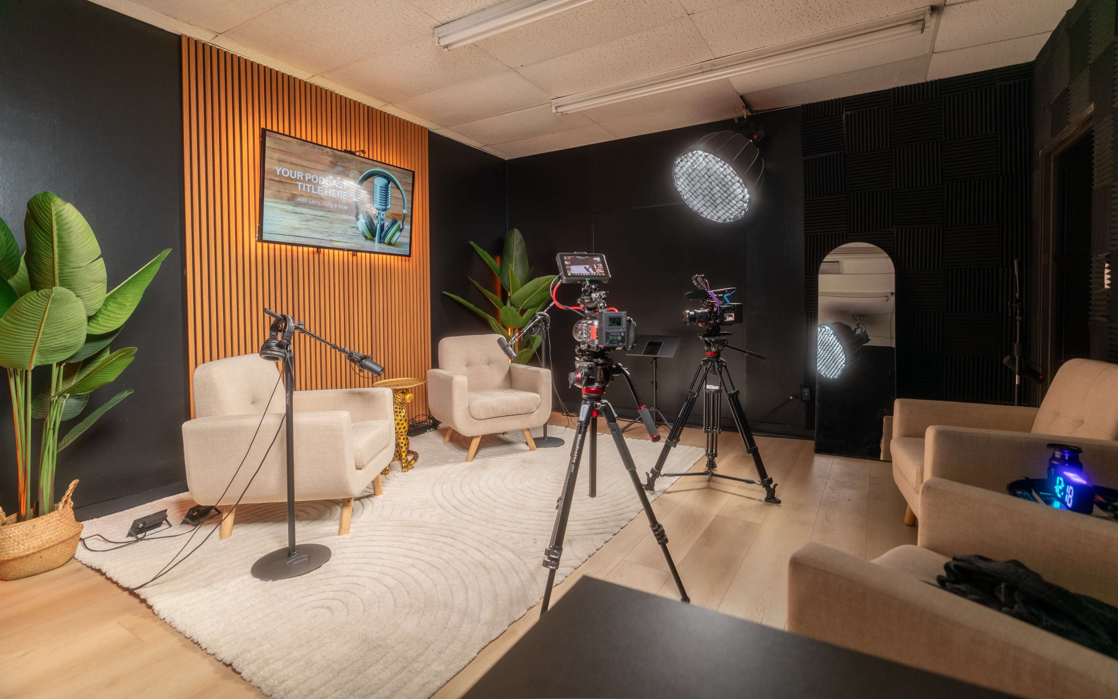 Fully Equipped + Pre-Lit Podcast Recording Studio, Richardson, TX ...
