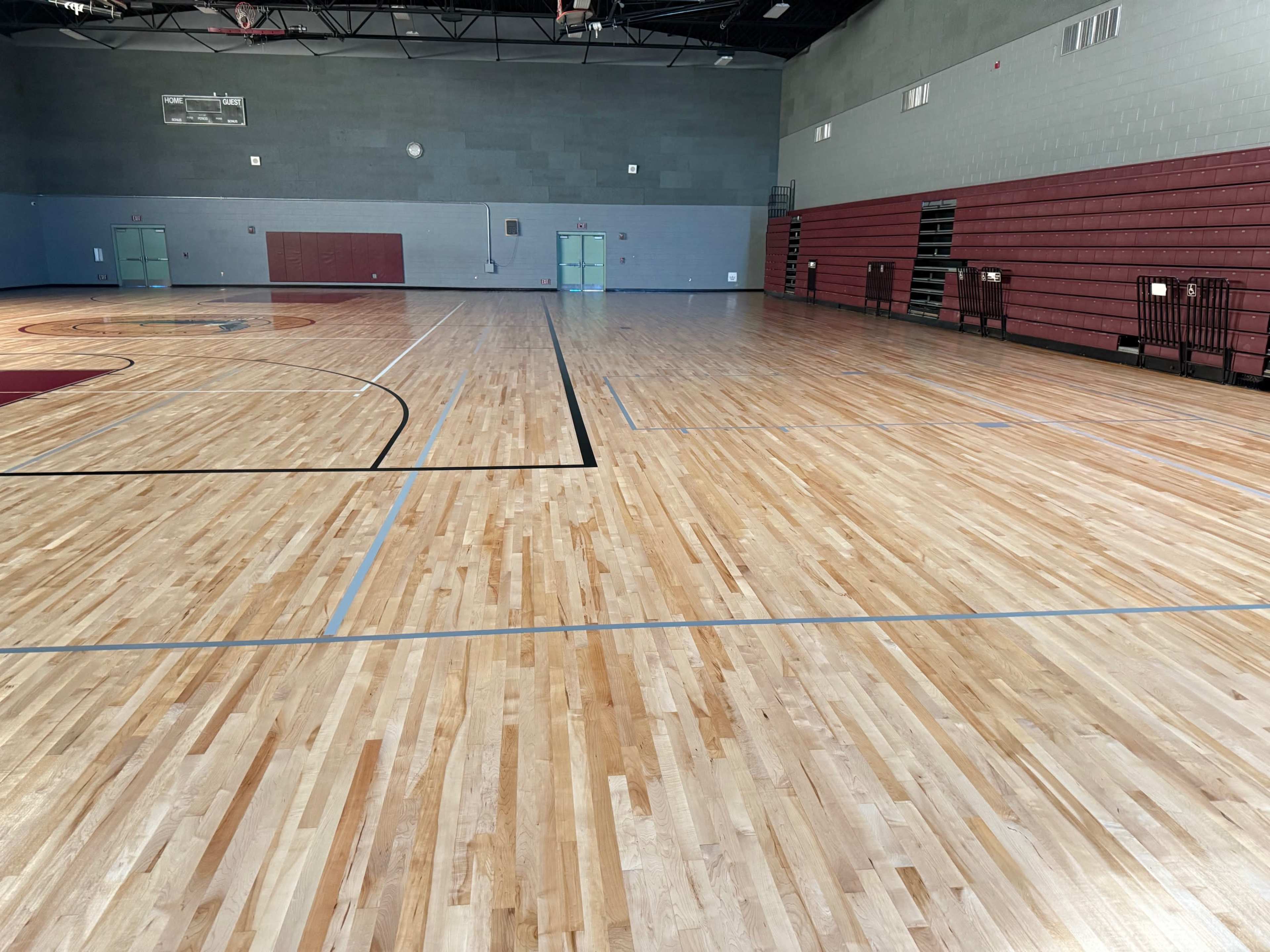 Amazing Private Professional Regulation Basketball Court with Great ...