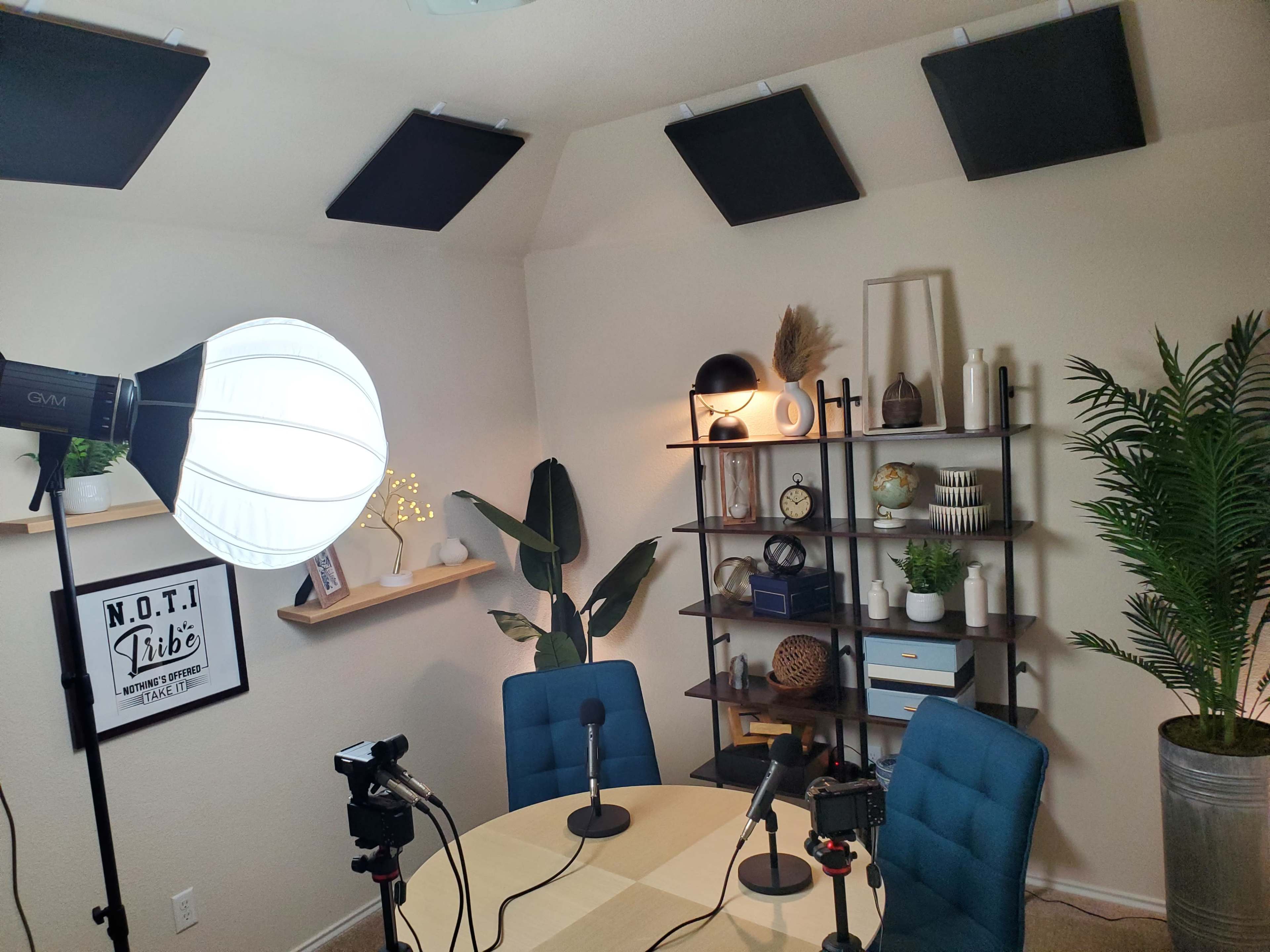 Modern Podcast Studio Room, Leander, TX | Production | Peerspace