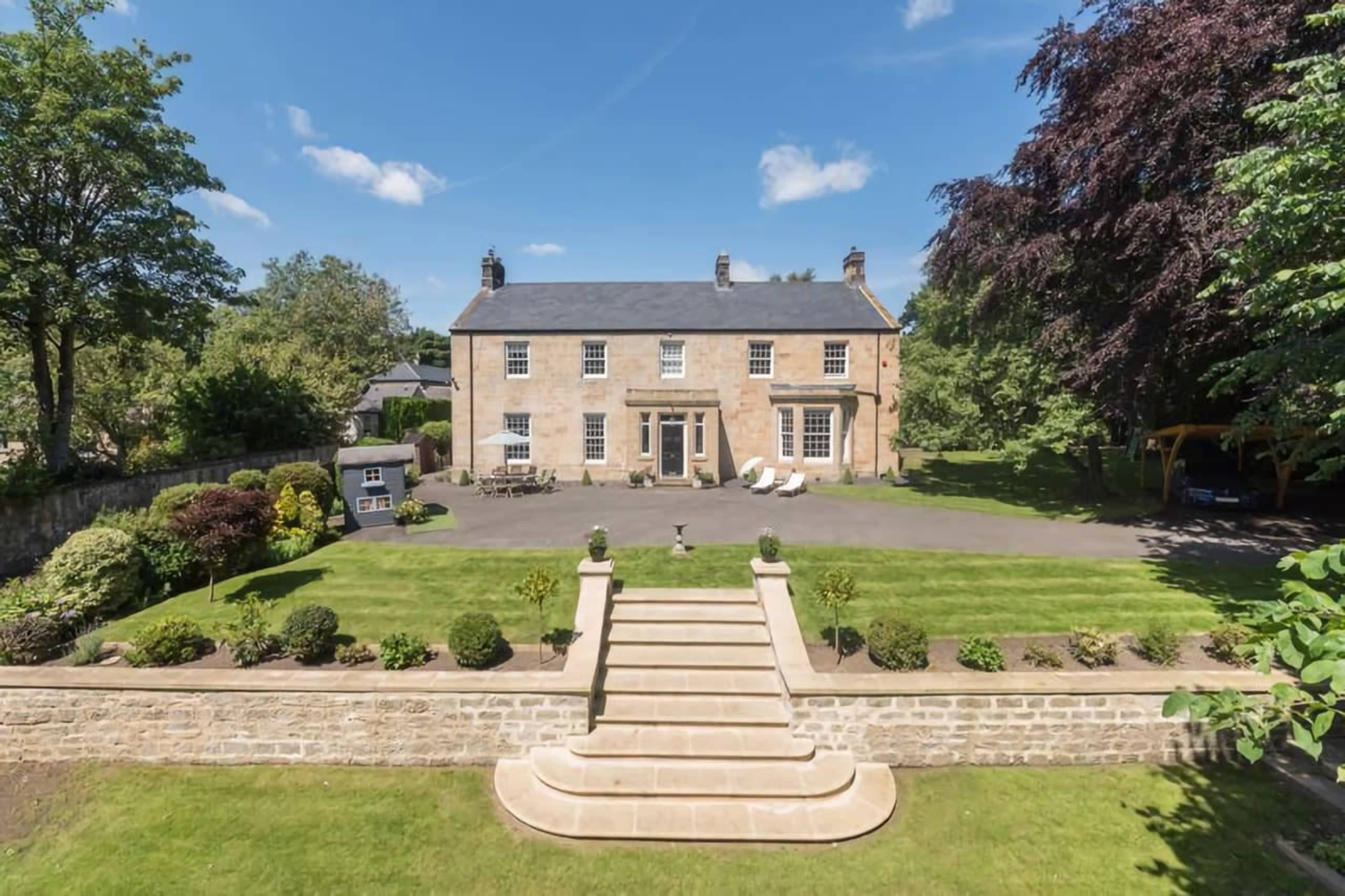 Georgian Manor House with Private Estate and Woodland, Newcastle Upon ...