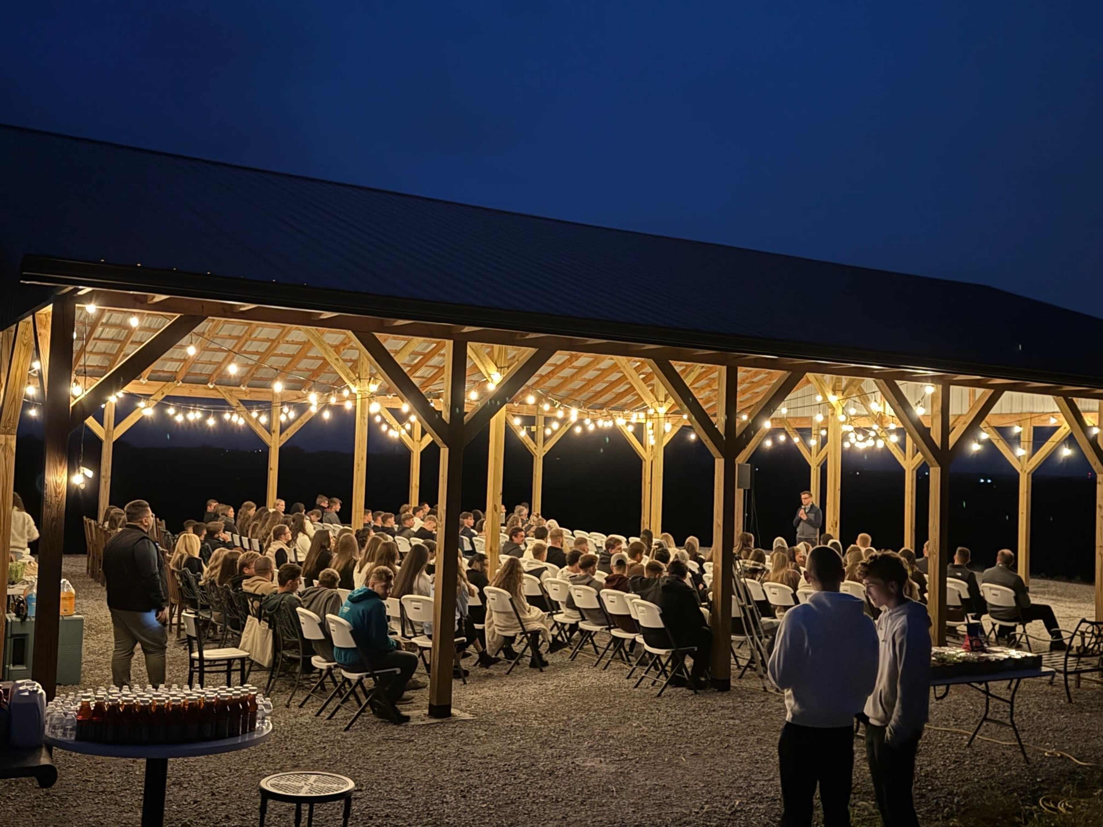 Clearview Farms | Farm pavilion with amazing sun set view ...