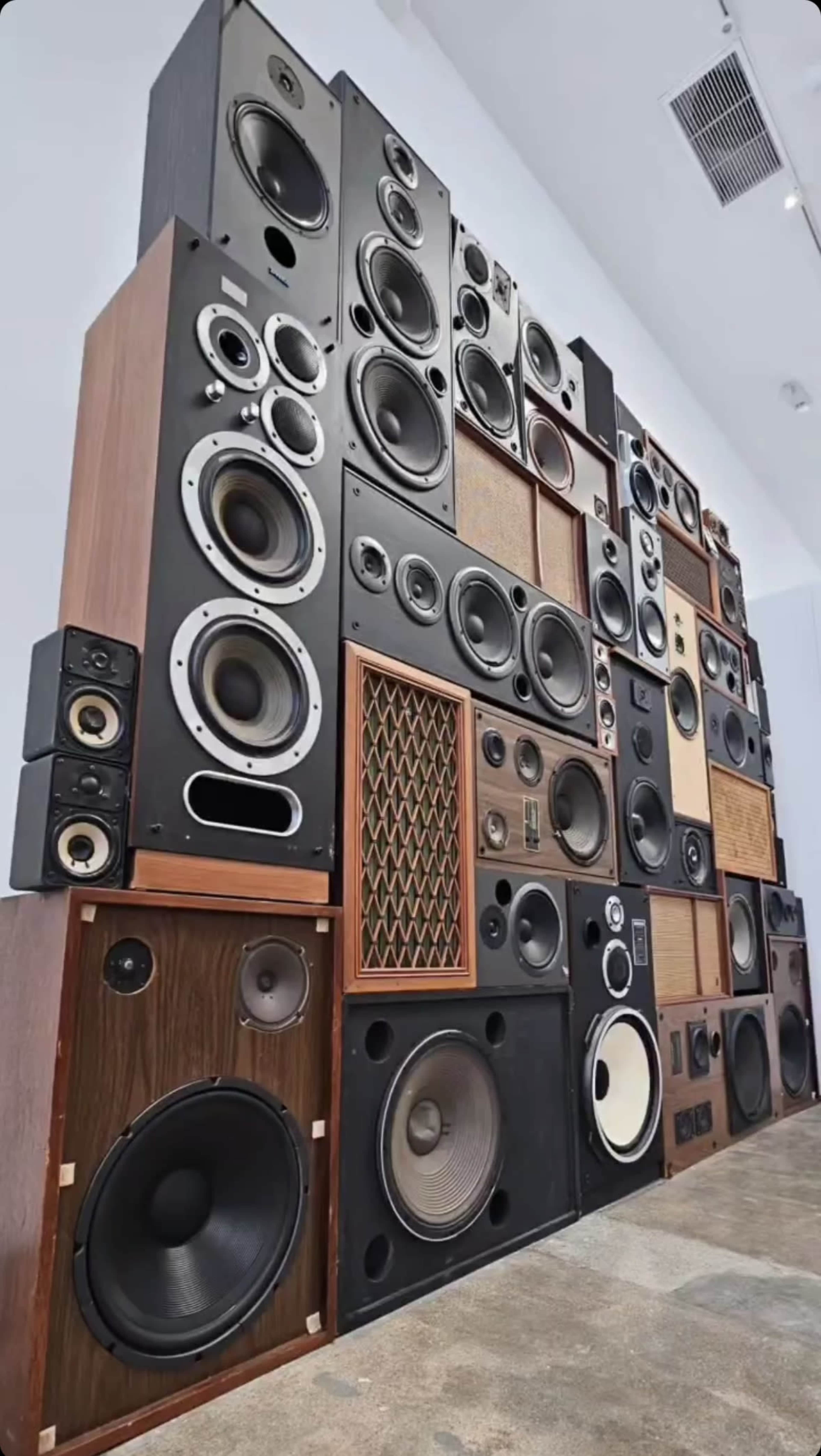 Vintage Retro Speaker Wall, Los Angeles, CA | Production | Peerspace