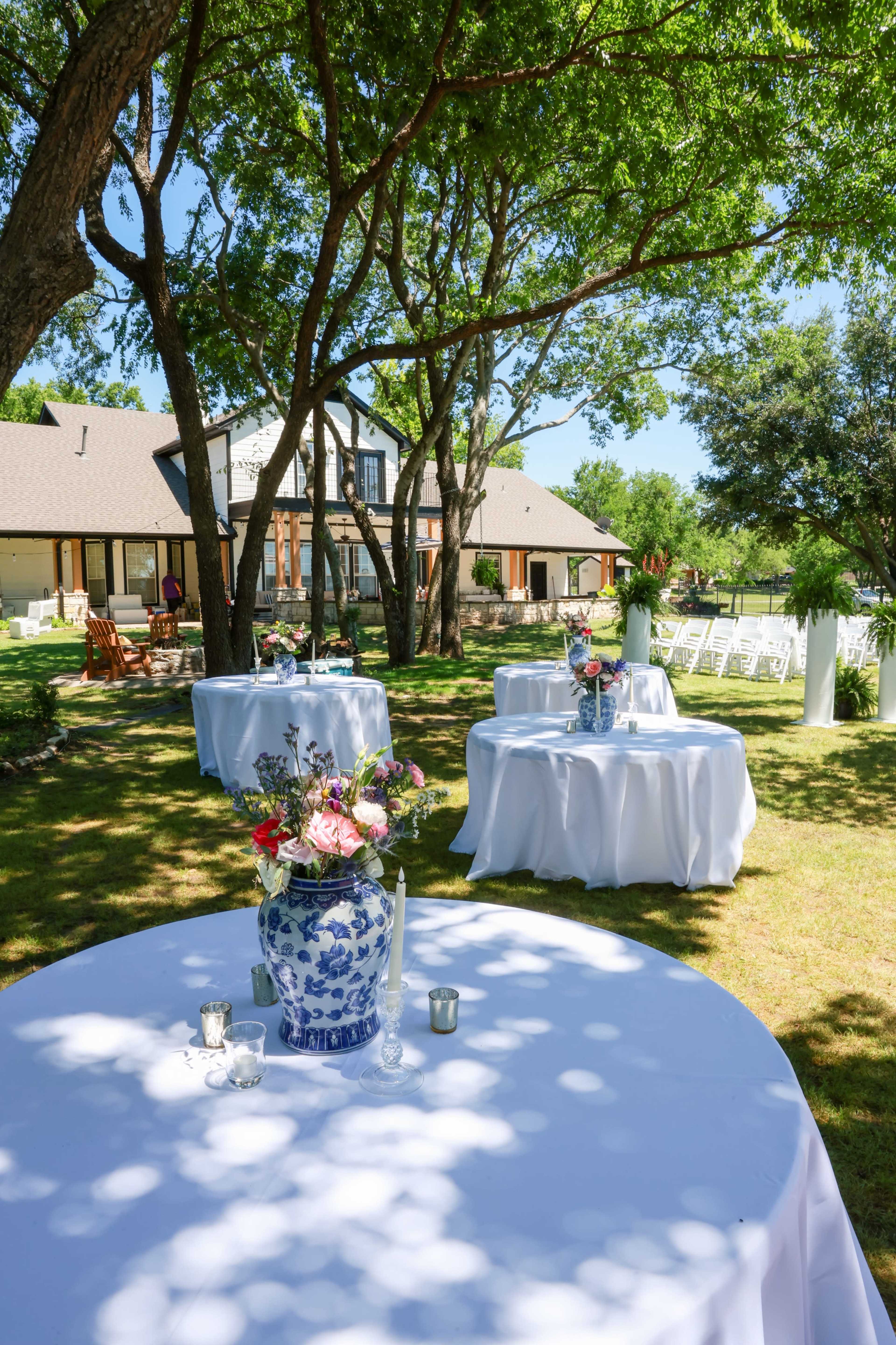 Aurora Meadow | Charming outdoor space under a canopy of trees, Aurora ...