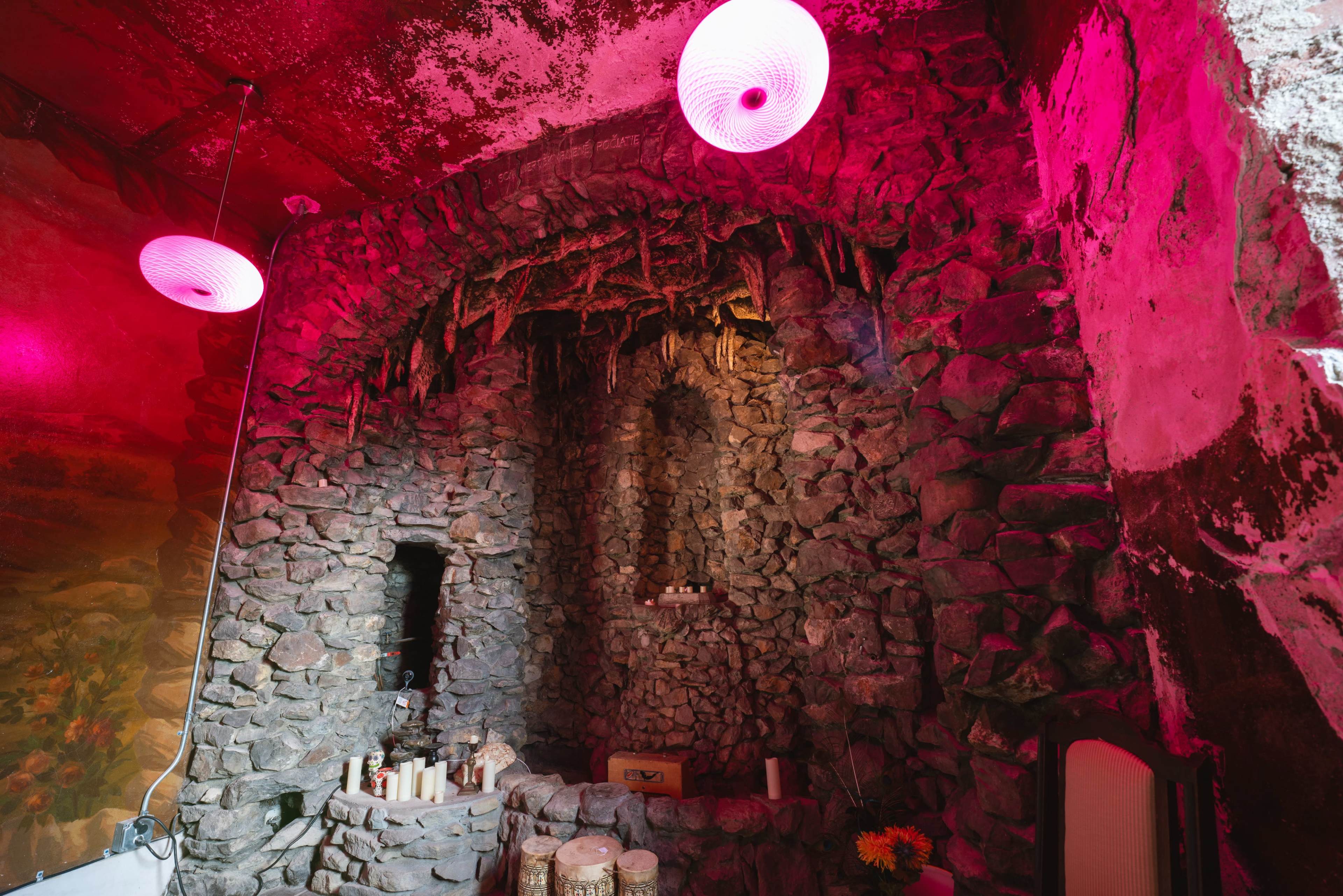 Indoor Grotto with all Original Stone and Murals, Munhall, PA | Off ...
