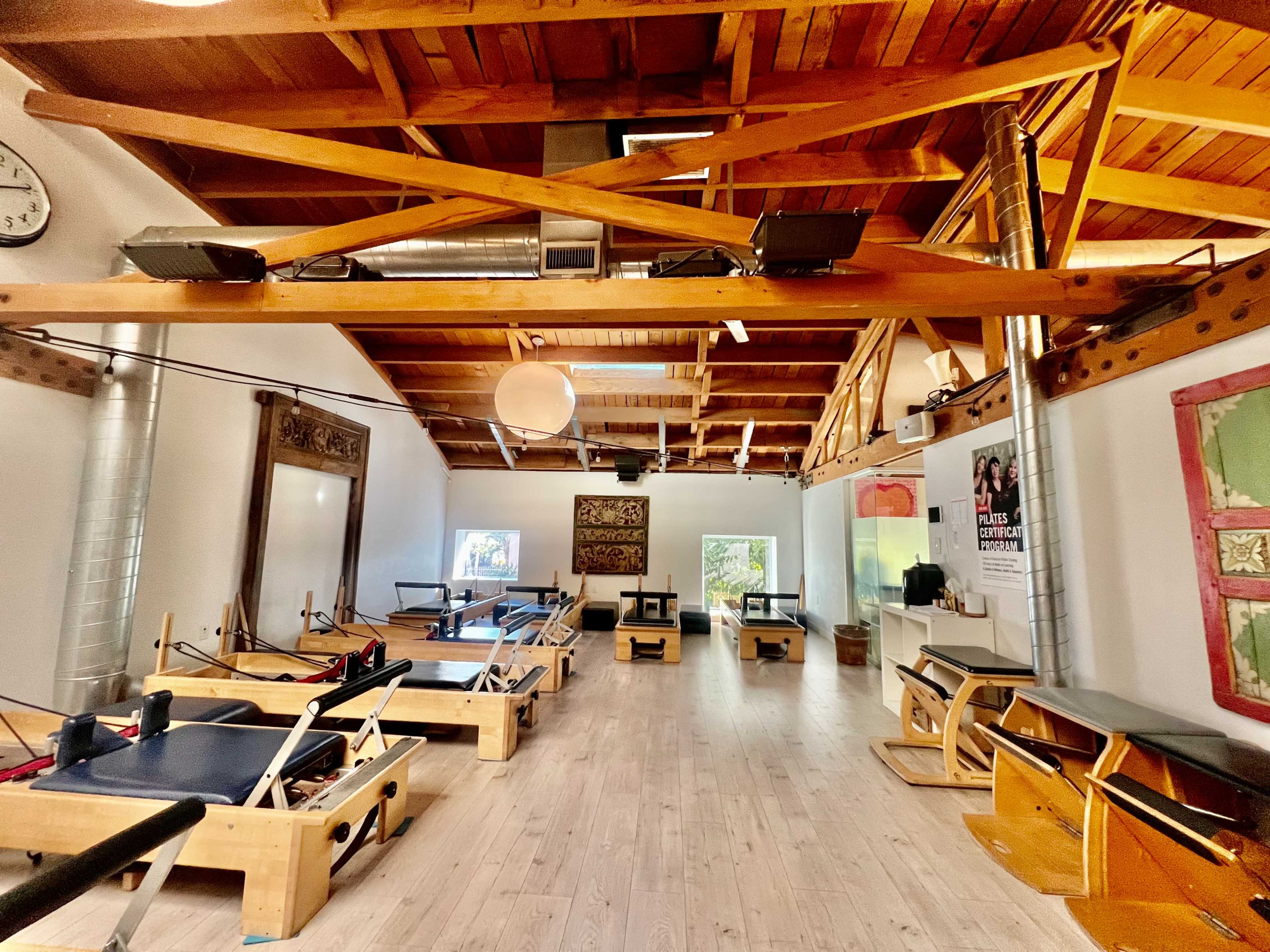Pilates Studio with Bow-truss Ceiling, LOS ANGELES, CA | Event | Peerspace